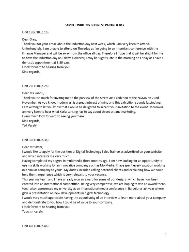 Sample Writing | PDF