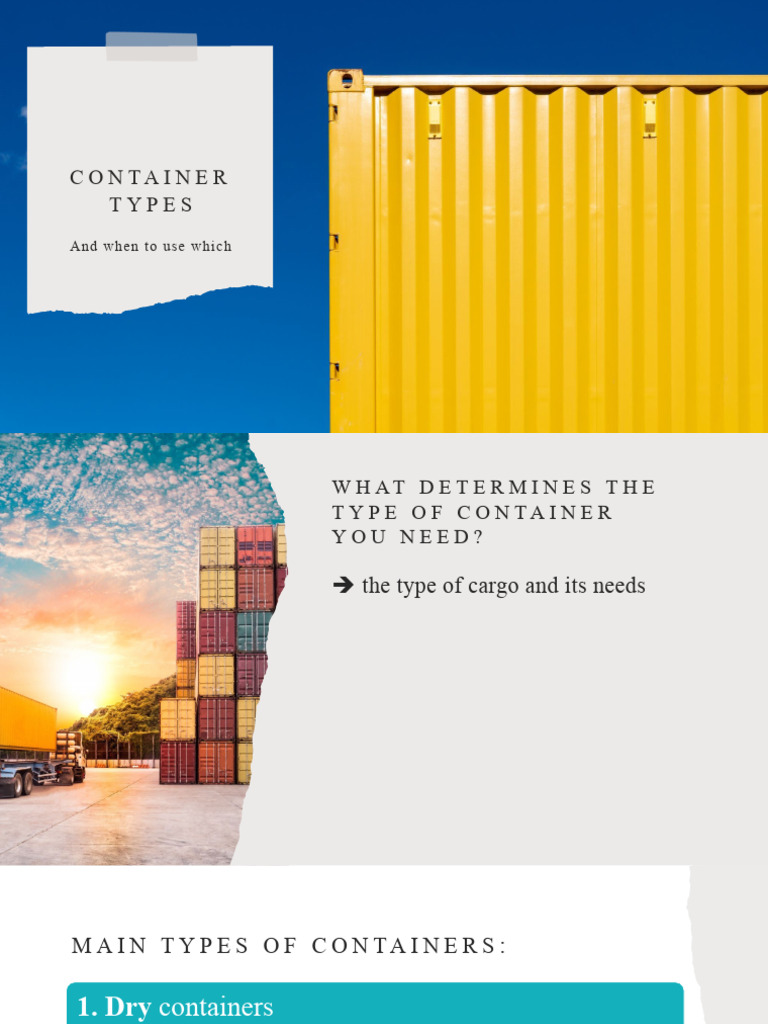 Container Types | PDF