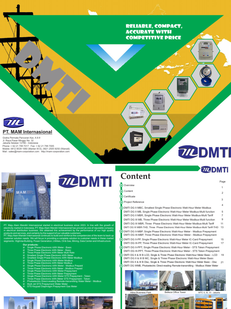 DMTI Meter Book-2021 | PDF | Jakarta | Electrical Engineering