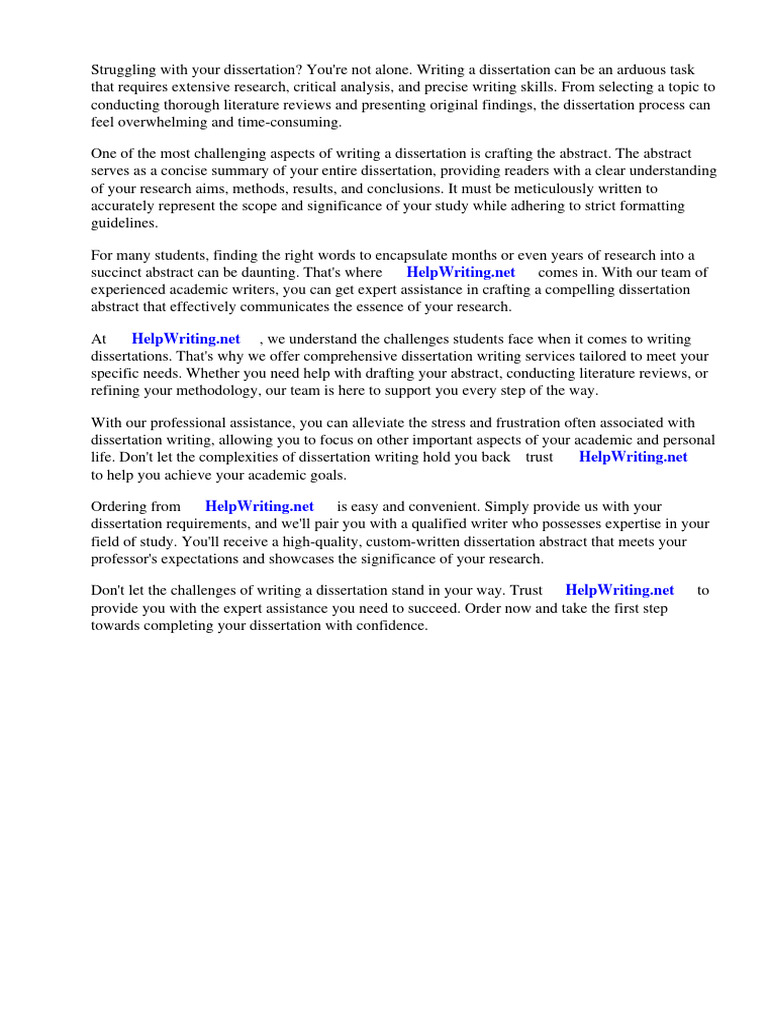 Dissertation Abstracts Online Proquest | PDF | Thesis | Abstract (Summary)