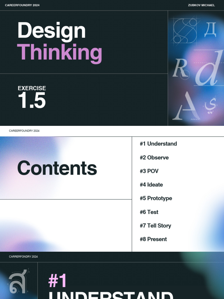 UX Design Thinking Process 1.5 | PDF | Usability | Human Communication