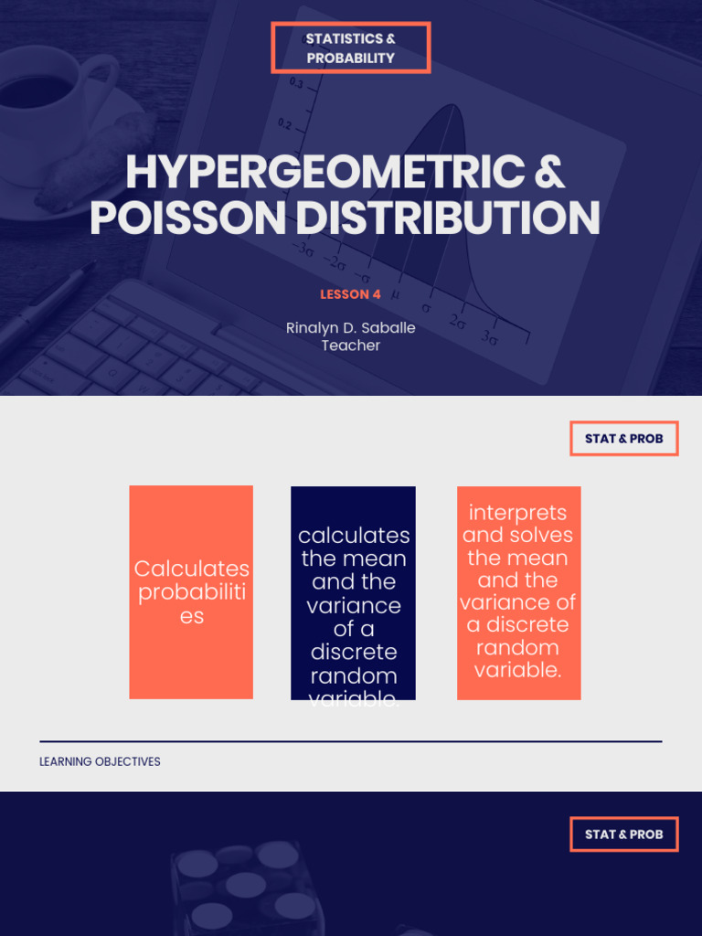 Lesson 4 Hypergeometric Poisson Distribution Download Free Pdf