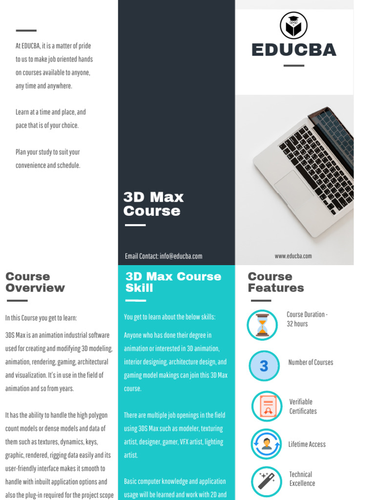 3D Max Course | PDF | 3 D Computer Graphics | Autodesk 3ds Max