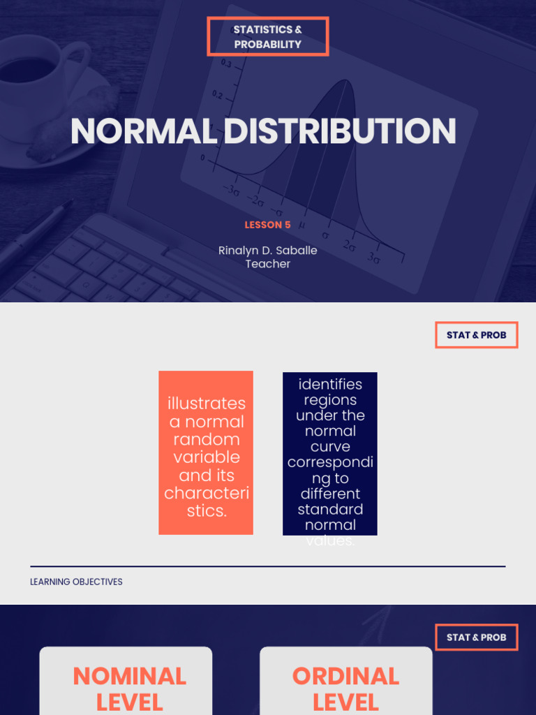 Understanding Normal Distribution Concepts | PDF | Level Of Measurement ...