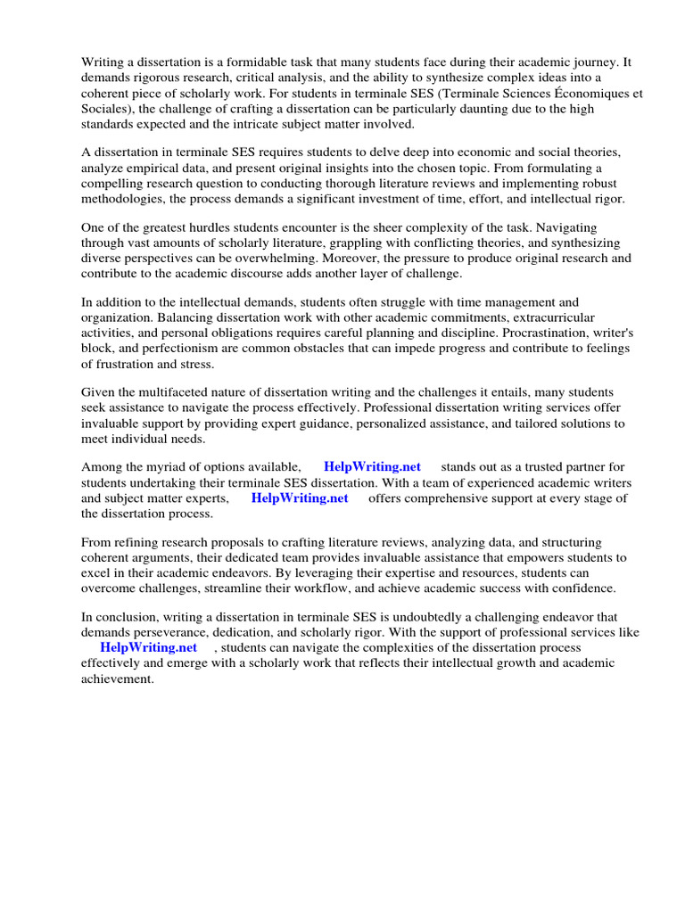 Comment Faire Une Dissertation en Ses Terminale | PDF | Refinancing