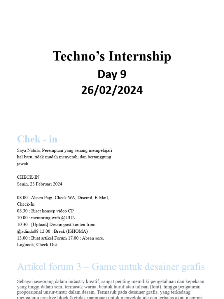 Ts Intern | PDF