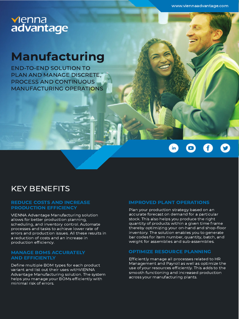 Discrete-Manufacturing-ERP-Core-Module-Brochure | PDF | Inventory | Quality Assurance