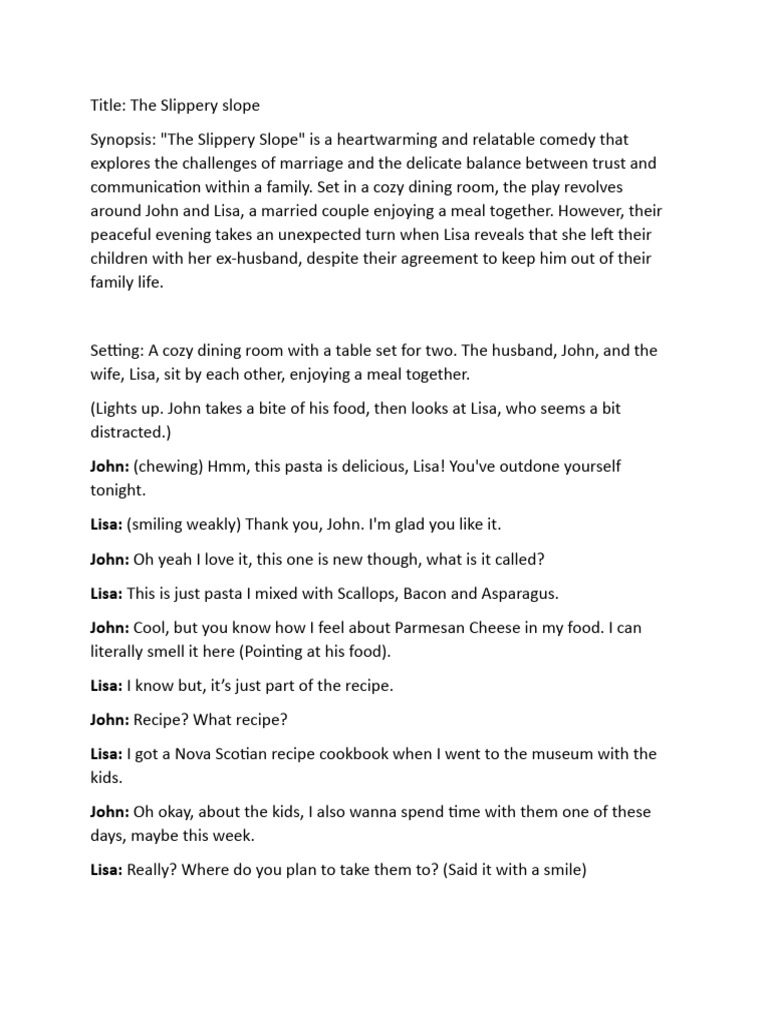 The Slippery slope | PDF