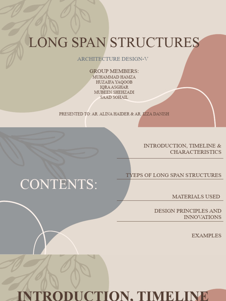 Overview of Long Span Structures | PDF | Truss | Structural Analysis