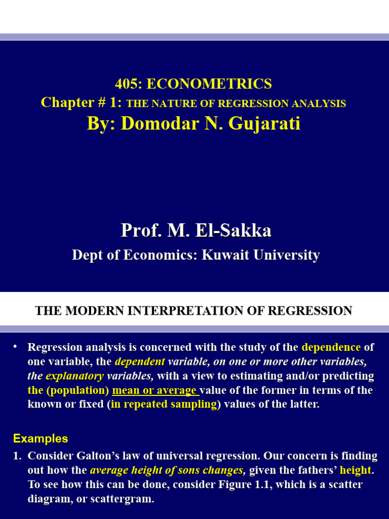 Econometrics ch2 | PDF | Dependent And Independent Variables ... Econometrics ch2 | PDF | Dependent And Independent Variables ...