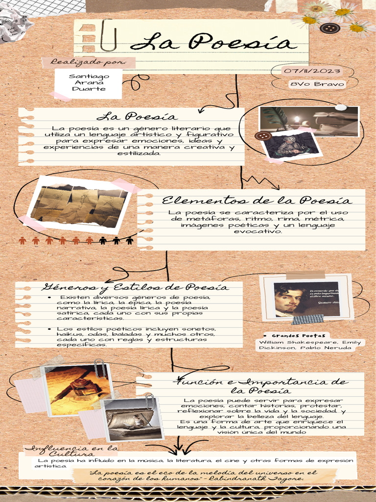 Infografia La Poesia | PDF