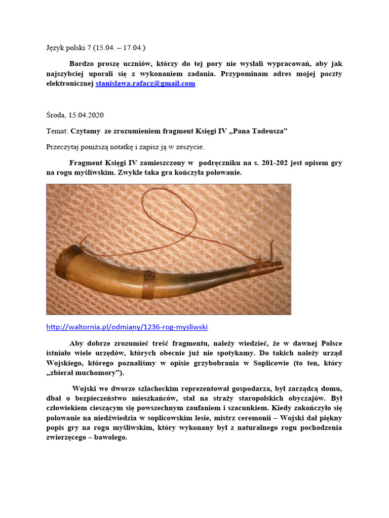 J Zyk Polski 6 15.04 17.04 | PDF