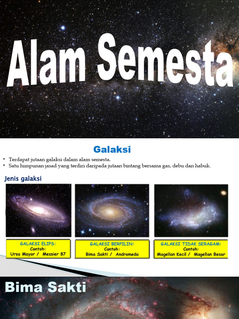 Bintang Dan Galaksi Dalam Alam Semesta | PDF | Sains & Matematika