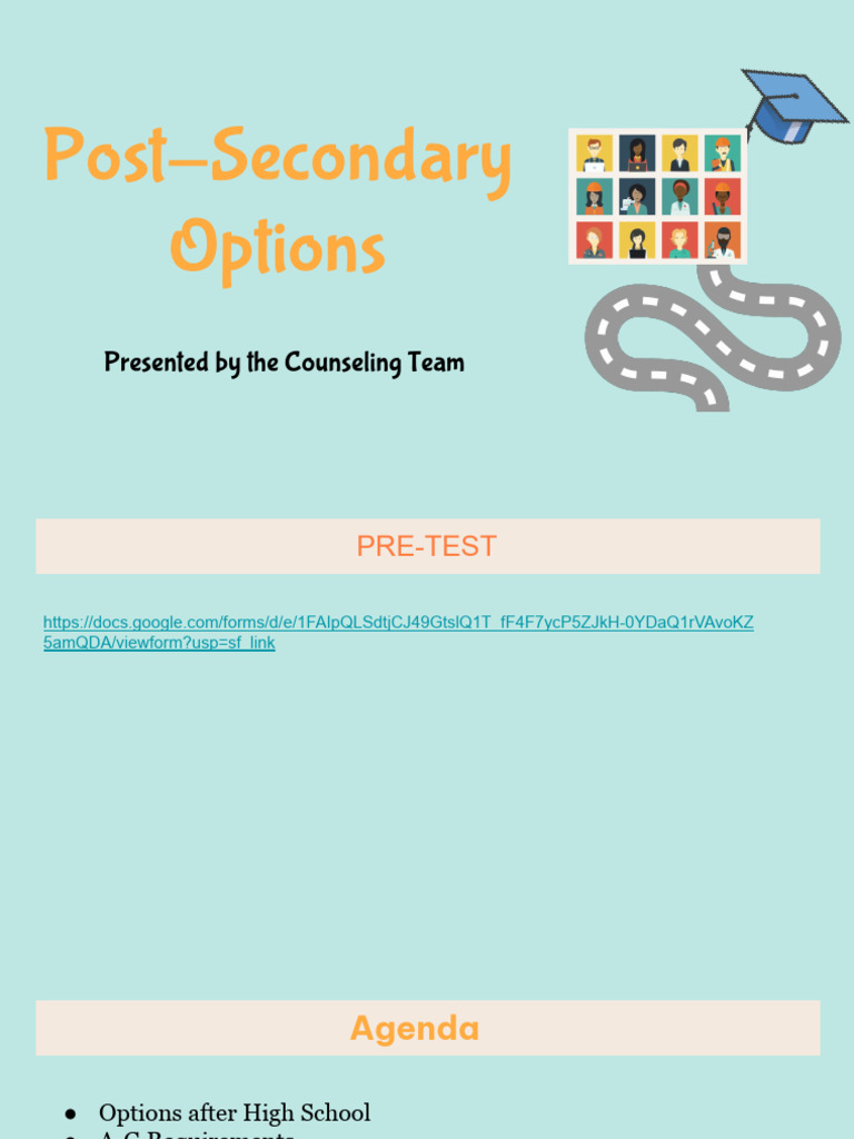 Post-Secondary Options Presentation Final | PDF | Academic Degree ...