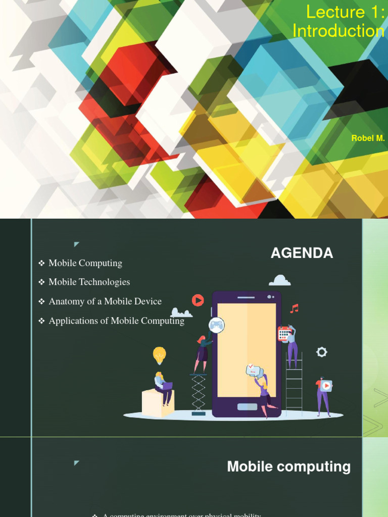 Lecture 1 | PDF | Mobile Device | Liquid Crystal Display