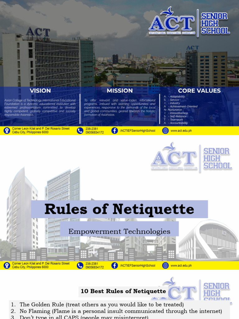 Rules of Netiquette | PDF | Malware | Computer Virus