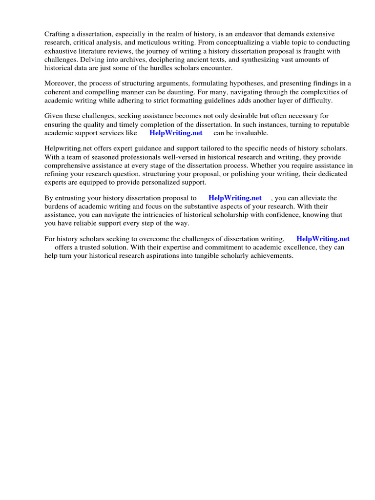 History Dissertation Proposal | PDF | Thesis | Doctorate