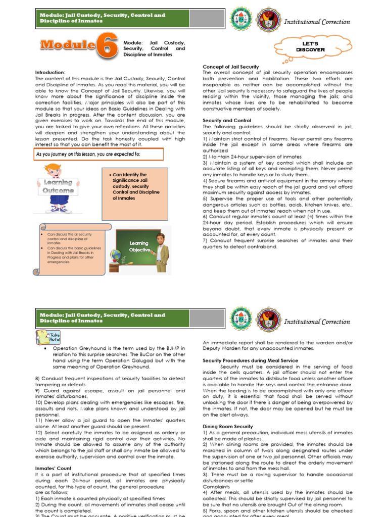 Module 6 | PDF | Prison | Mail