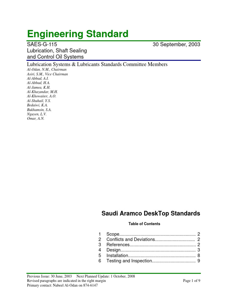 Saes G 115 | PDF | Pump | Lubricant