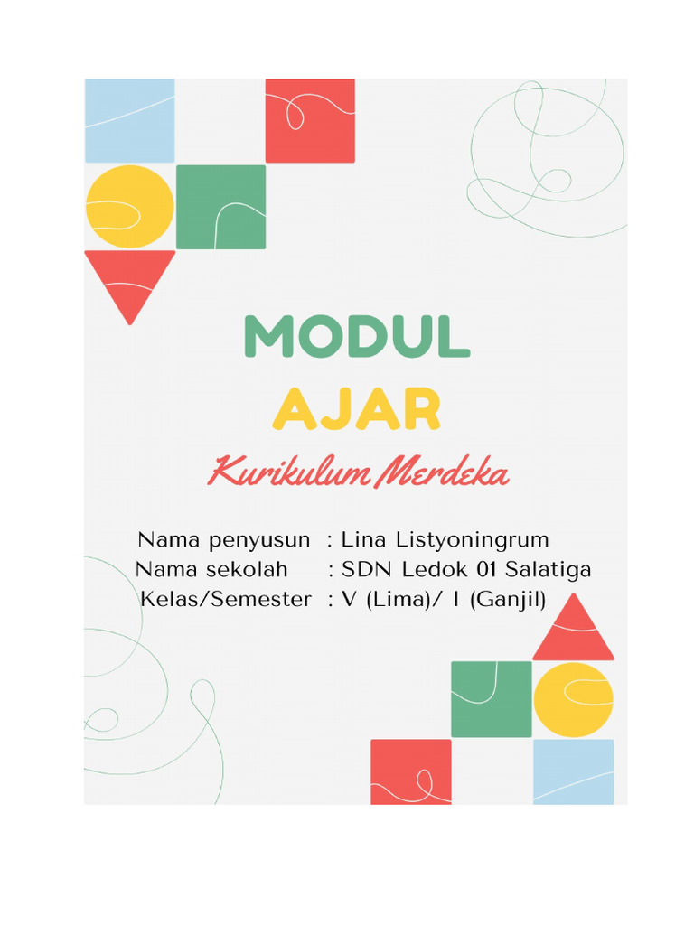 Modul Ajar IPAS (Magnet) KL 5-Lina | PDF | Seni