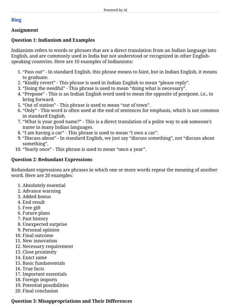 tw assignment | PDF | English Language | Word