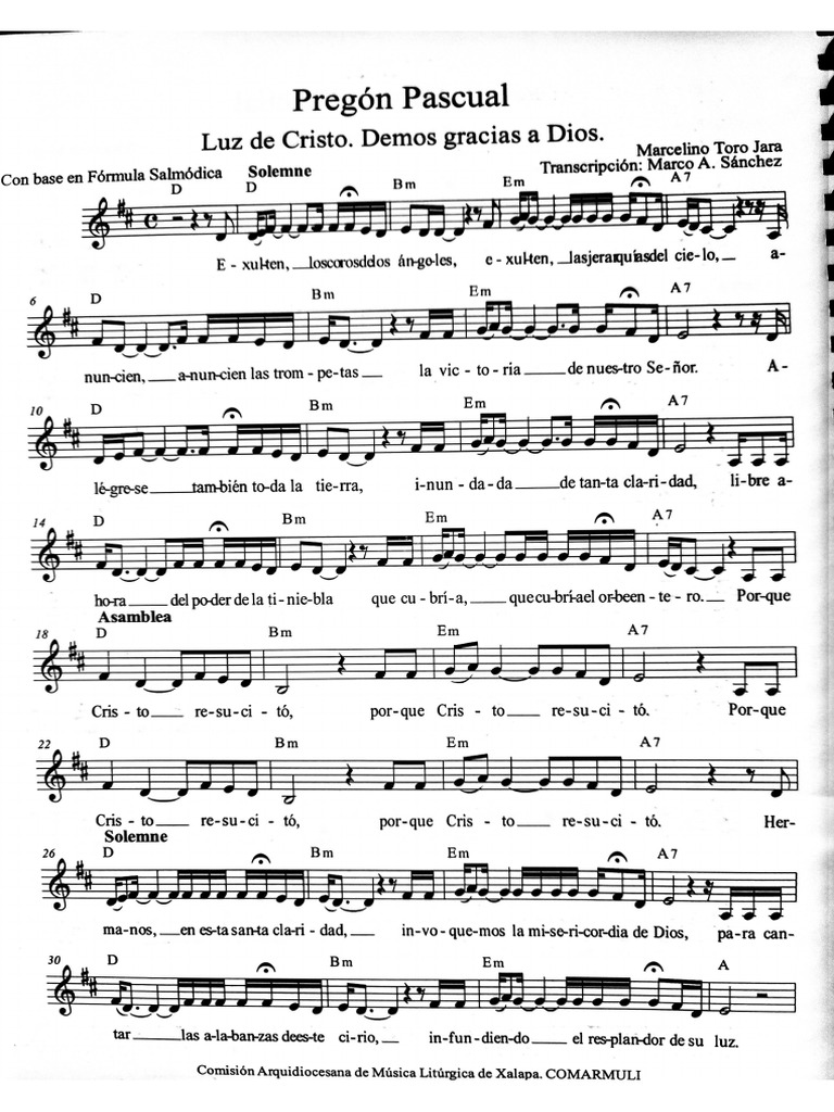 Pregón Pascual | PDF