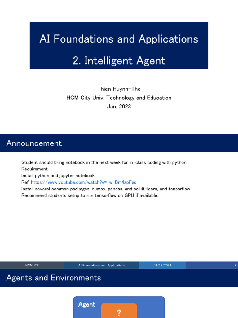 AI Lec-02 | Download Free PDF | Artificial Intelligence | Intelligence (AI) & Semantics