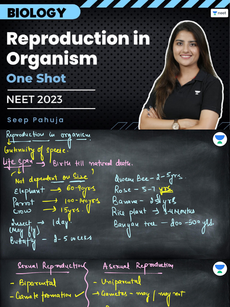 Reproduction in Organism - One Shot | PDF