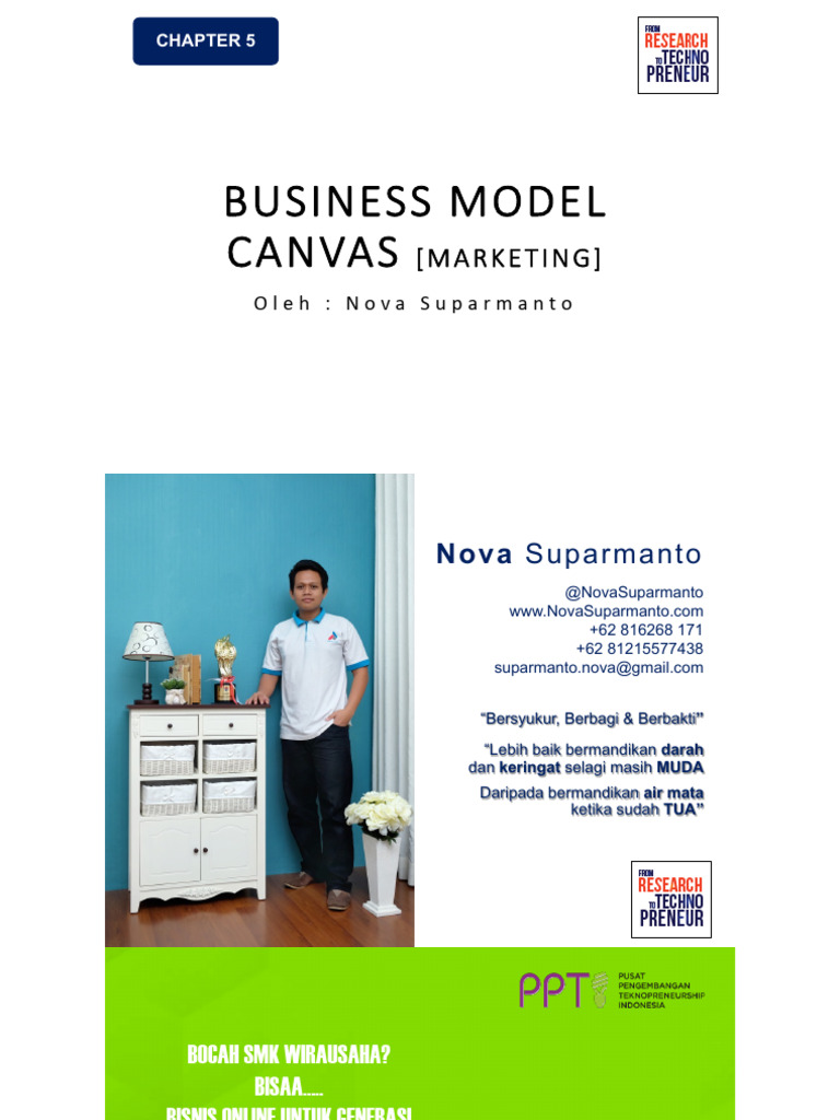 Chapter 5 - Marketing (Business Model Canvas) Landscape | PDF | Seni