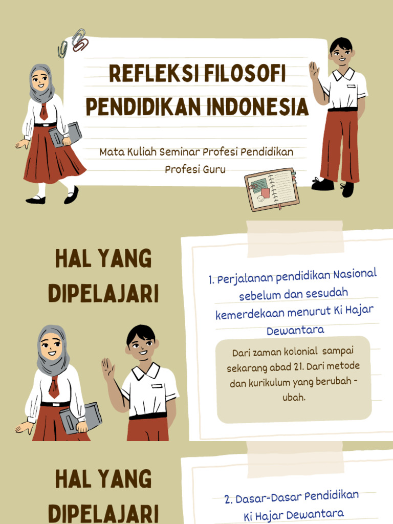 Filosofi Pendidikan Indonesia KHD | PDF | Sains & Matematika | Agama ...