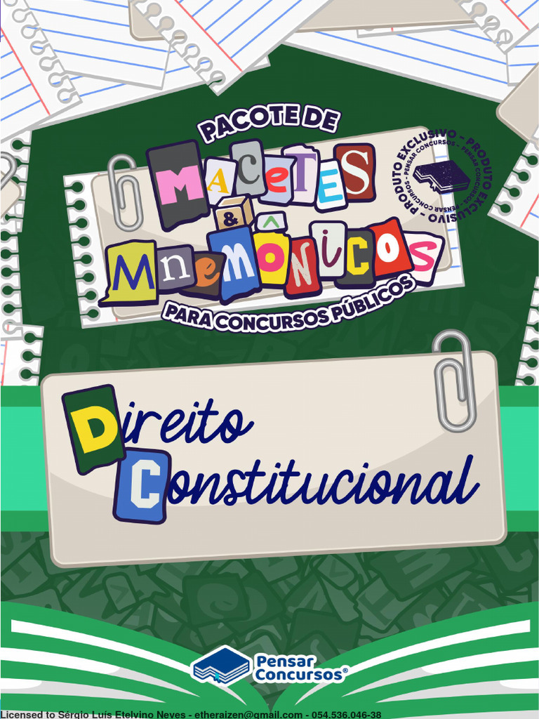 Mnemonico Direito Constitucional | PDF
