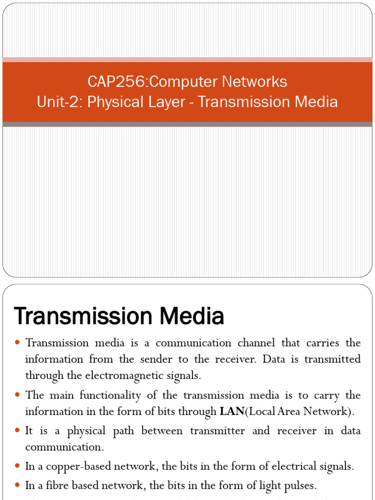 05 Transmission Media | PDF | Transmission Medium | Radio