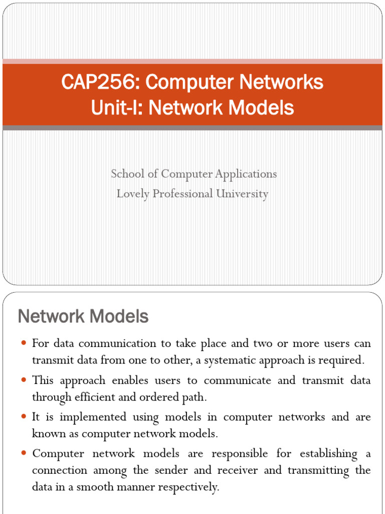 03 Network Models Pdf Osi Model Internet Protocol Suite