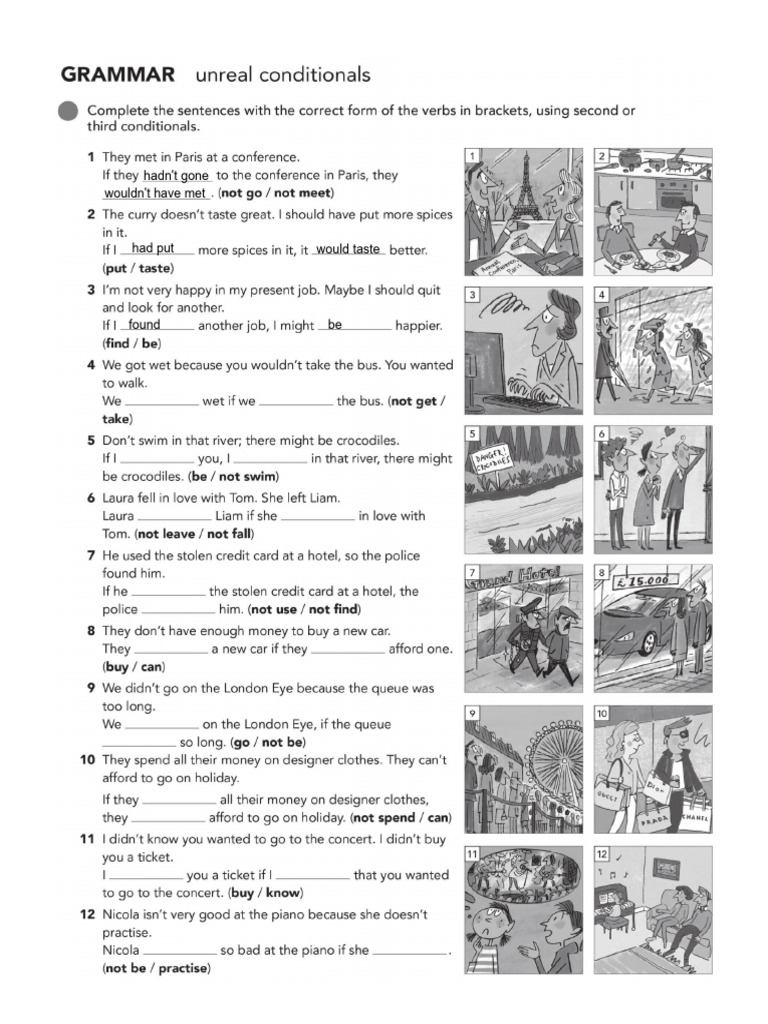 Grammar (Unreal Conditionals) - 4B | PDF