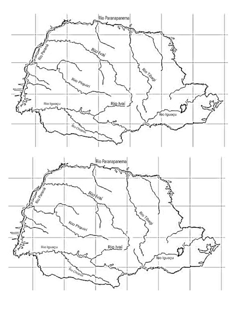 mapa rios 4 ano | PDF