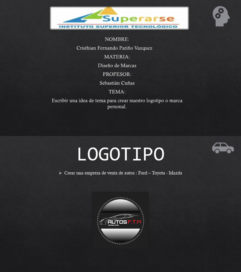Logotipo - Diseño de Marcas Tarea 1 | PDF