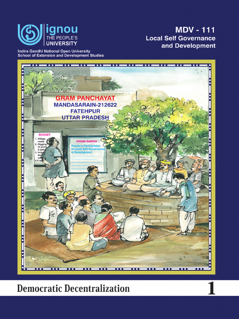 Local Self Governance & Development | PDF | Decentralization | Governance