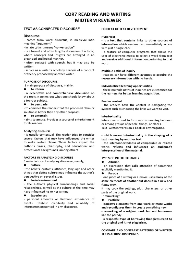 RW Reviewer Updated | PDF | Evidence | Narrative