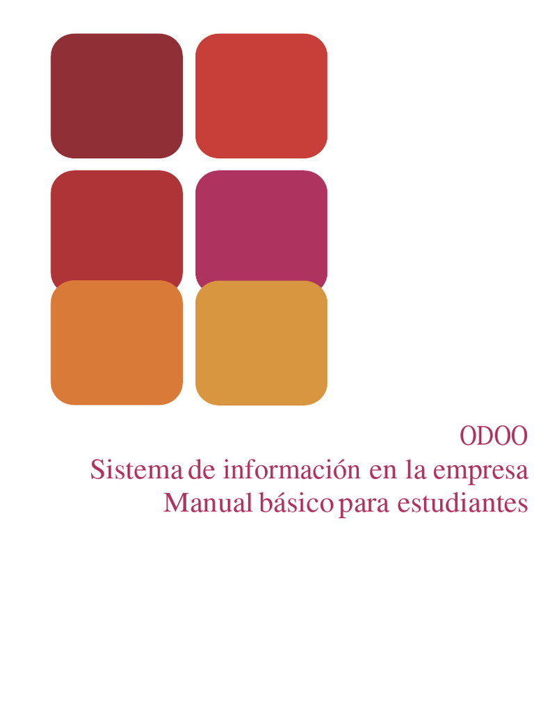 Manual Basico de Odoo para Usuarios | PDF | Planificación de recursos ...