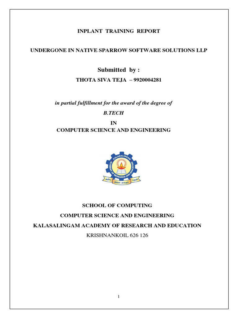 Ipt Report | PDF | Machine Learning | Support Vector Machine