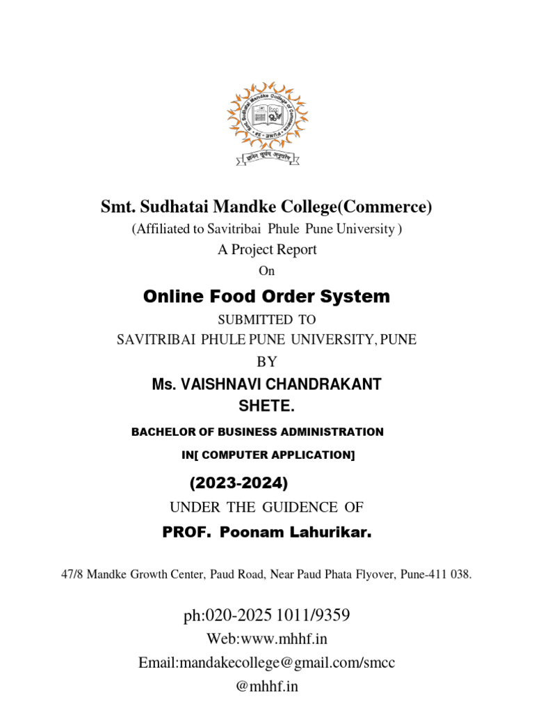 food ordering system (1) | PDF | Menu | Integer (Computer Science)