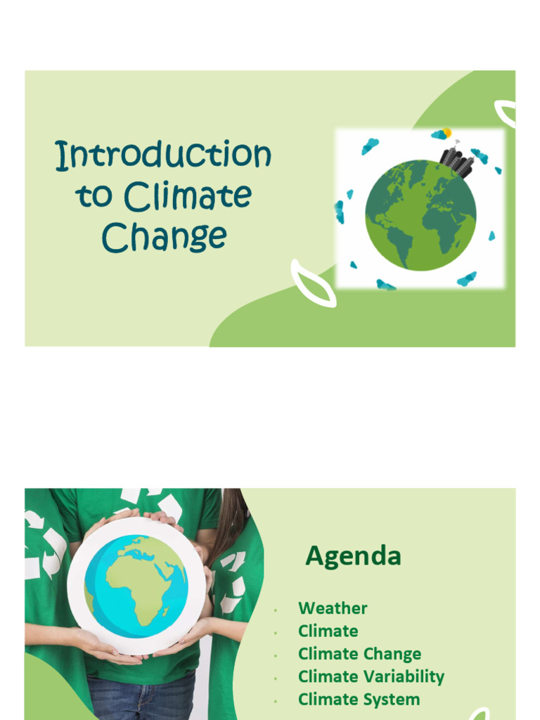 M1. Introduction To Climate Change | Download Free PDF | Climate ...