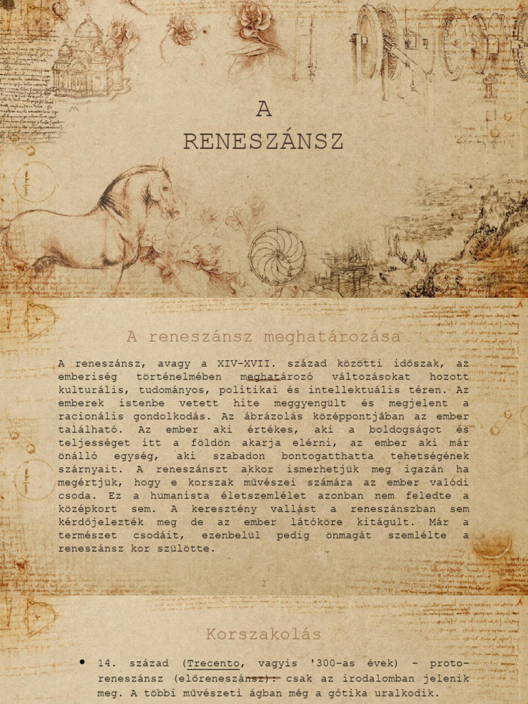 Reneszánsz | PDF