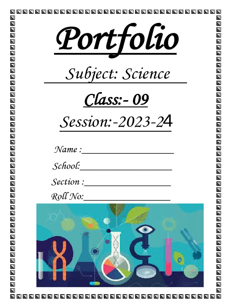 Science Portfolio | PDF | Teachers | Science