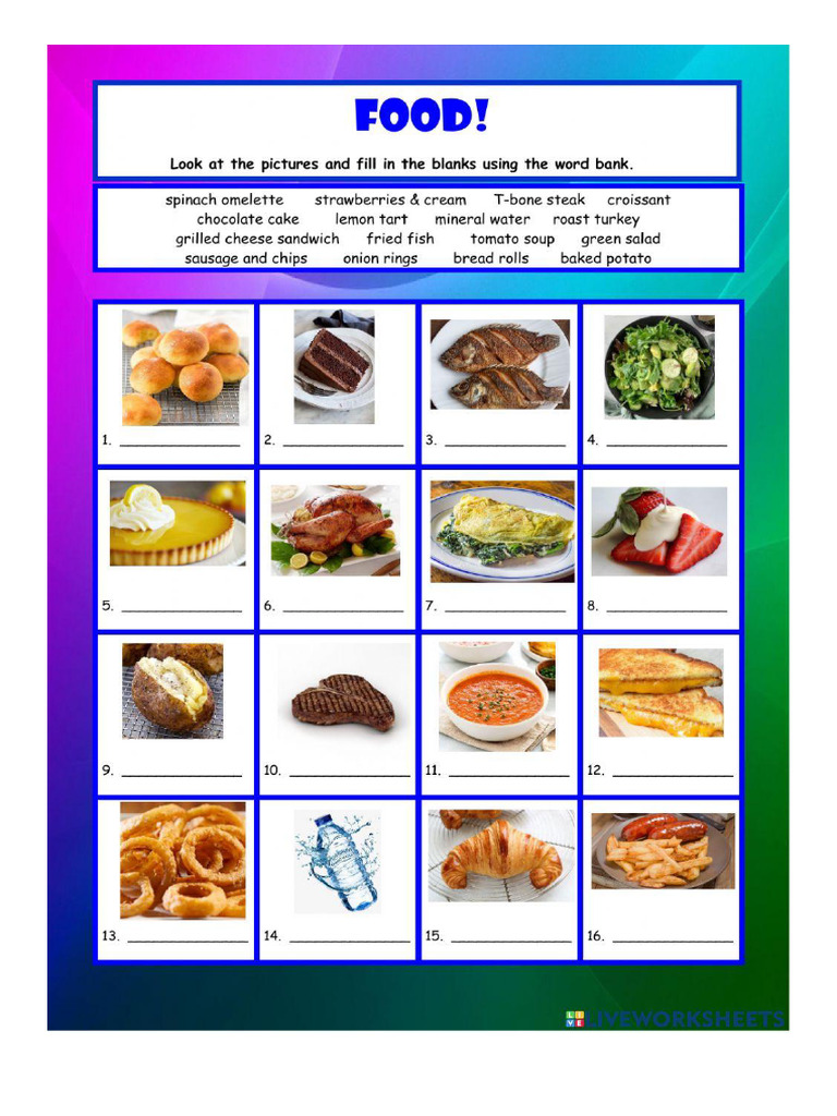 Food Vocabulary | PDF