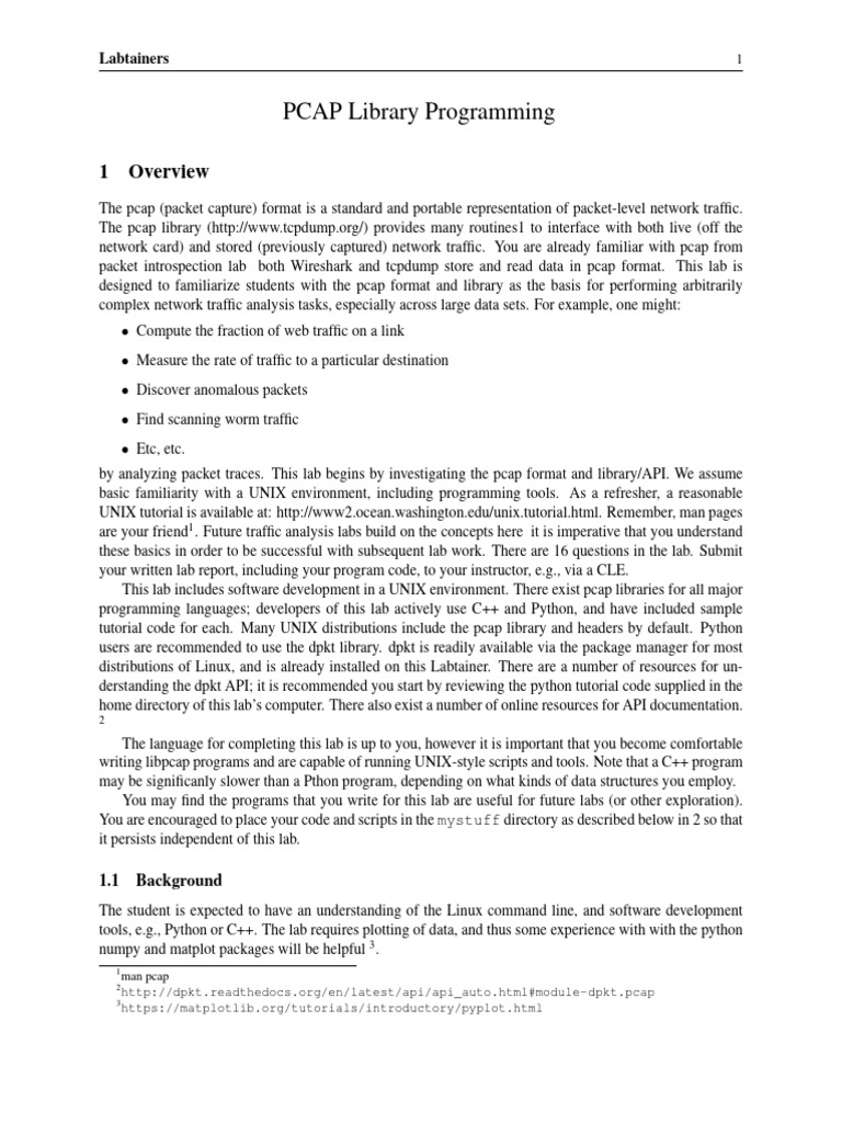 Pcap Lib | PDF | Library (Computing) | Python (Programming Language) Pcap Lib | PDF | Library (Computing) | Python (Programming Language)