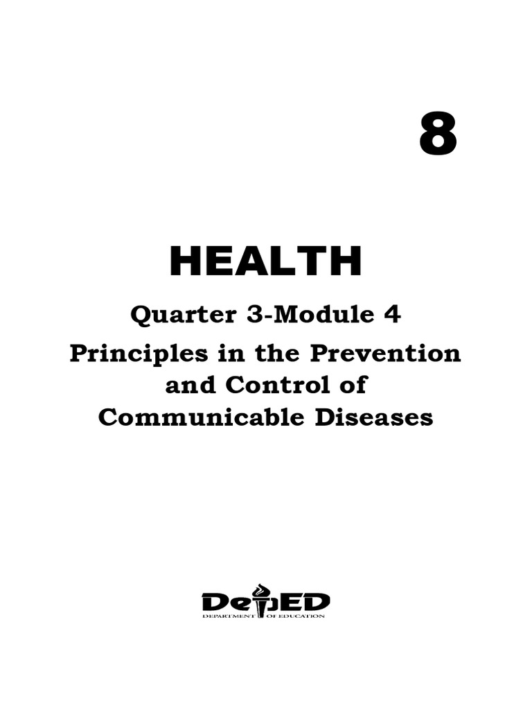 Health 8 Q3 Module 4 Week 4 | PDF | Infection | Microbiology