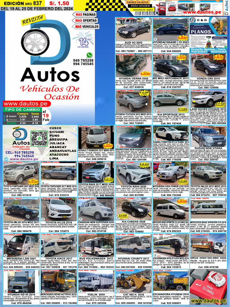 Revista DAutos - Del 19 Al 25 de Febrero 2024 | PDF