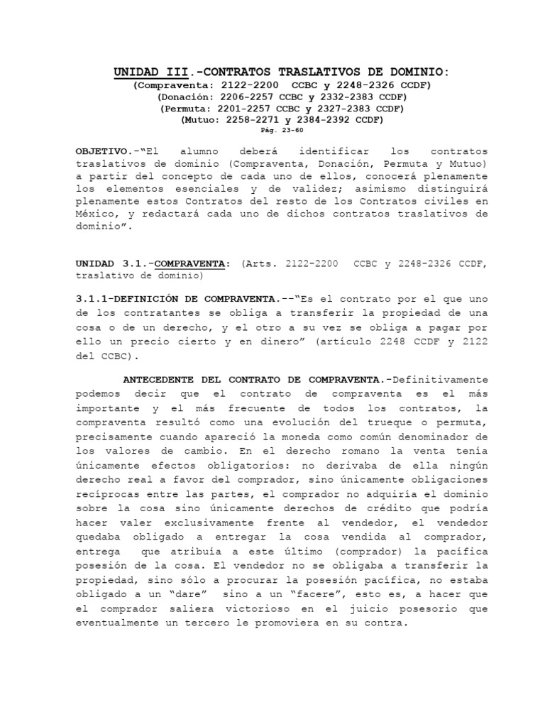 Contratos Civiles Conceptos | PDF | Donación | Pagos