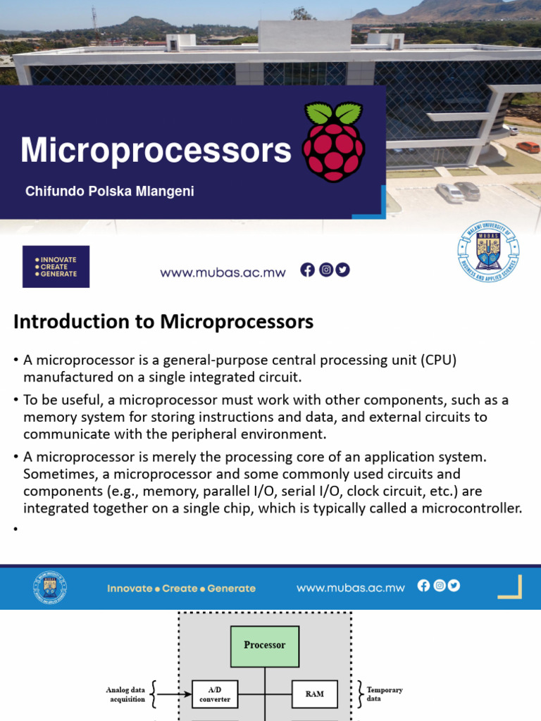 Microprocessor | Download Free PDF | Central Processing Unit | Microprocessor